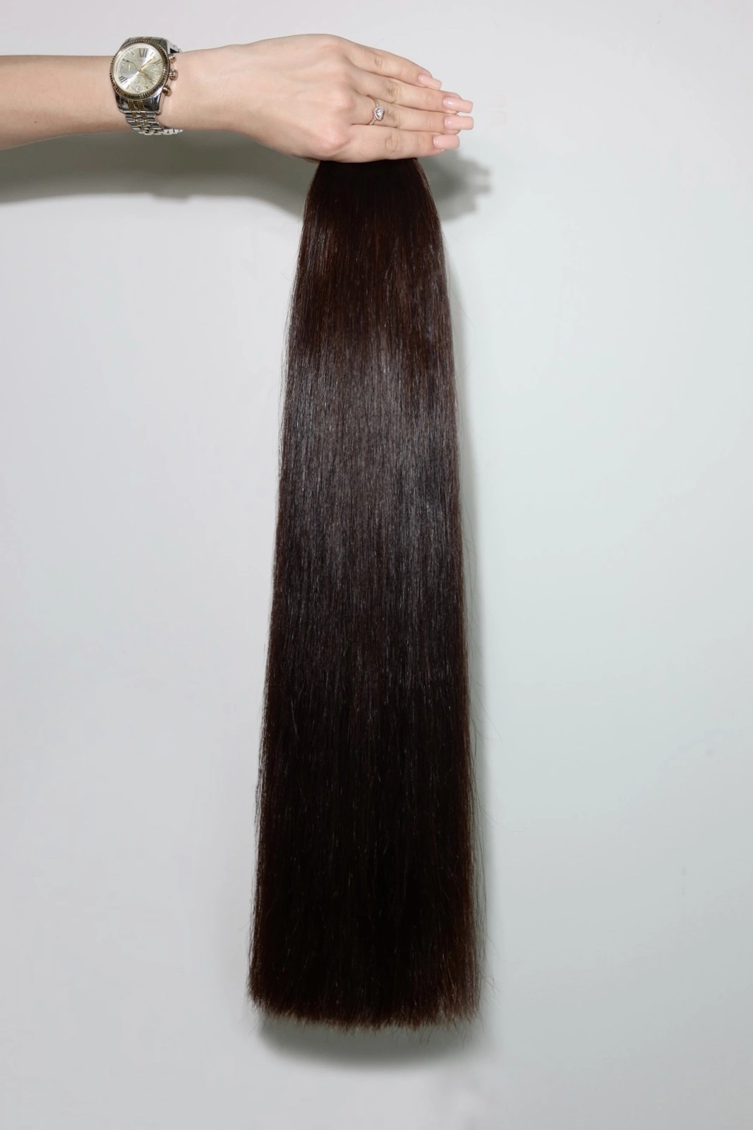 Włosy naturalne 50 cm Lux Soft Ciemny brąz 100gr | SKLEP ON-LINE ...